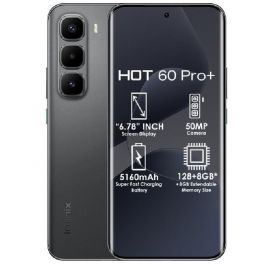 Infinix Hot 60 Pro+ 8GB Ram, 256GB - Sleek Black| Dream 2000