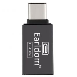 Earldom ET-OT06 Type-C Cable Adapter - Black | Dream 2000