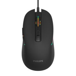Philips Mouse Wired Gaming With Ambigiow SPK9414 - Black
