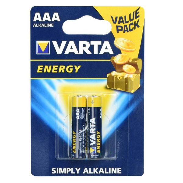 Varta Alkaline Battery 1.5V Enrrgy AAA - 2 PARTS