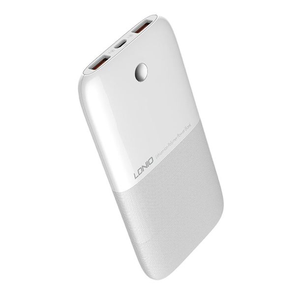 Ldnio Power Bank 10000mAh Slim Dual Portable PR1009 - White