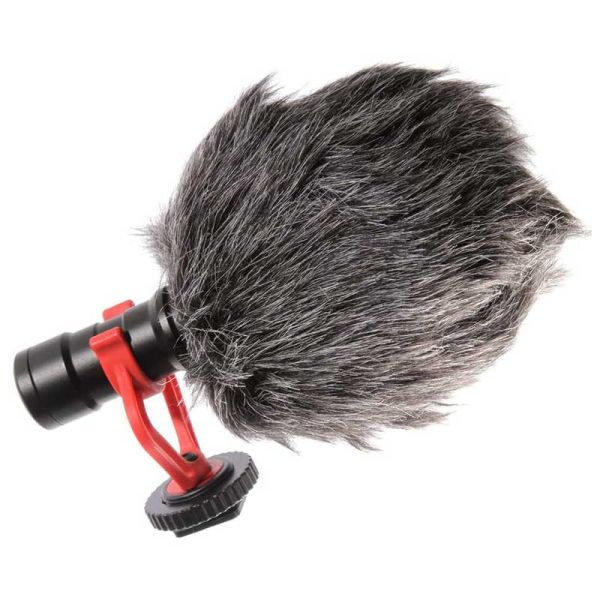 Universal Shotgun Microphone for Smartphone and Camera