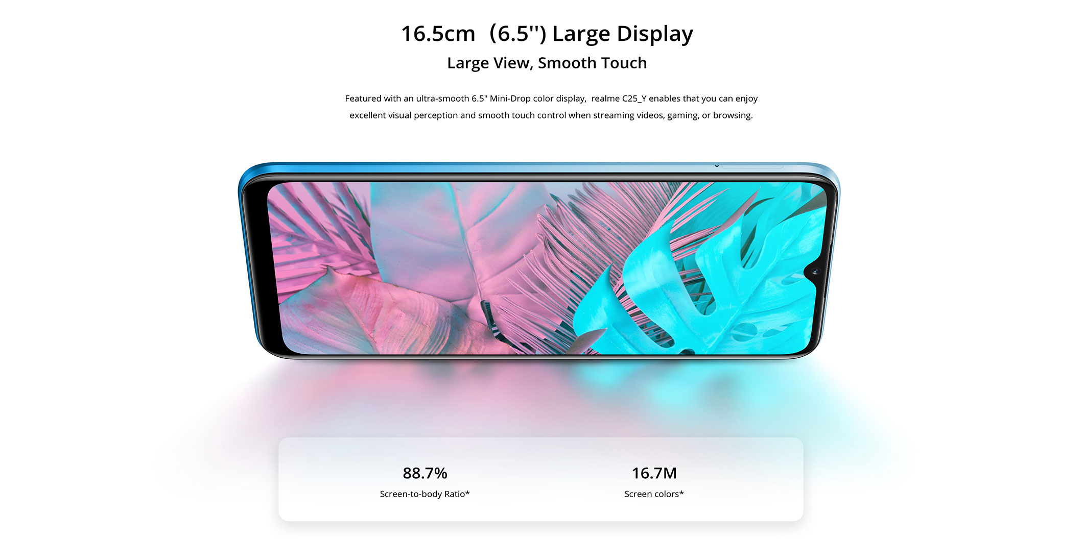 Realme C25Y 4GB Ram, 128GB - Glacier Blue